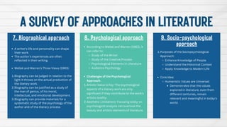 Chapter 4 Approaches to teaching literature | PPT