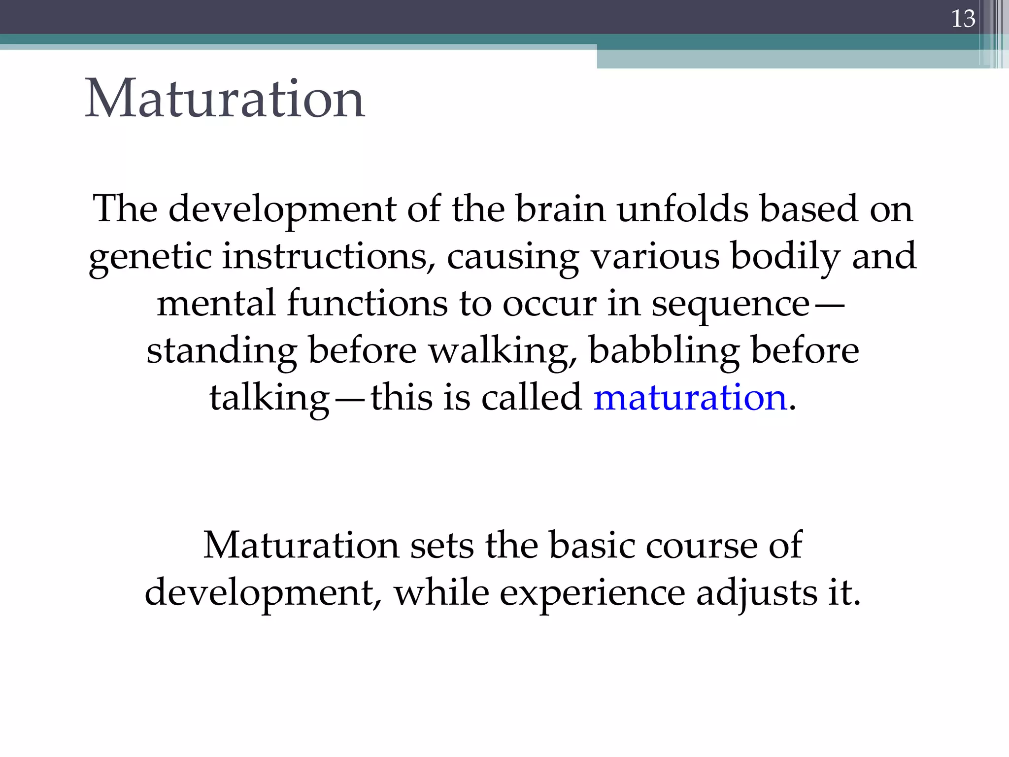 Chapter 4 ap psych- Developmental Psych | PPT