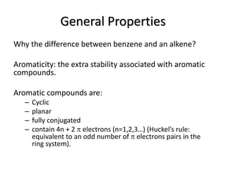 Chapter 4 Aromatic Compounds, properties 1.pptx