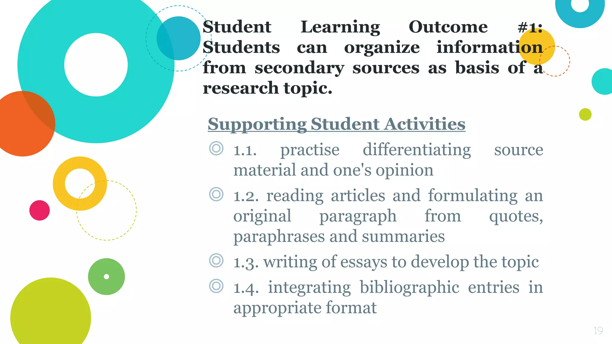 CHAPTER 4 Assessing Student Learning Outcomes.pptx | Educational ...