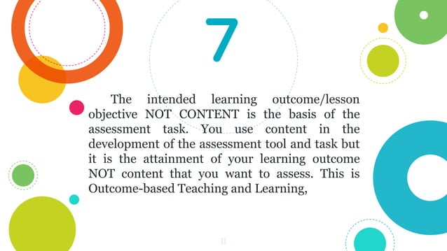 CHAPTER 4 Assessing Student Learning Outcomes.pptx | Educational Assessment | Education