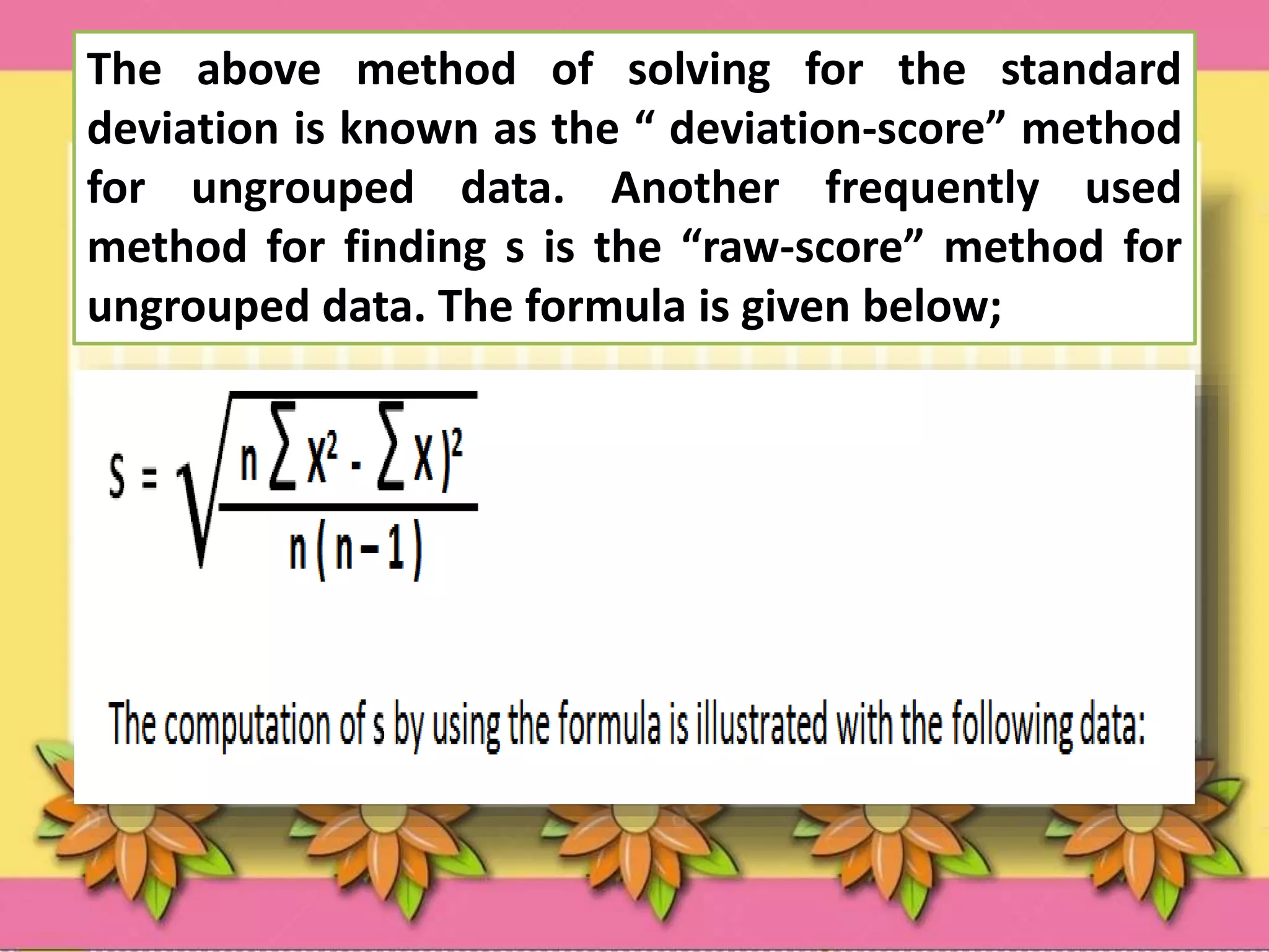 Measures Of Variability Pptx