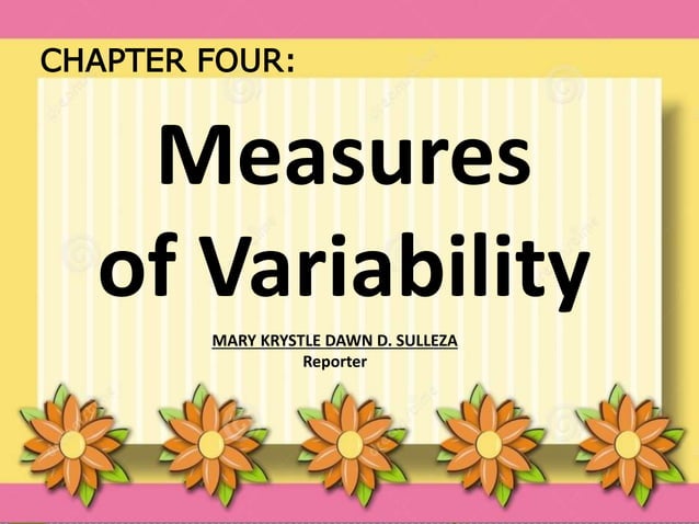 Measures of Variability | PPTX