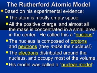 Chemistry - Chp 4 - Atomic Structure - PowerPoint | PPT