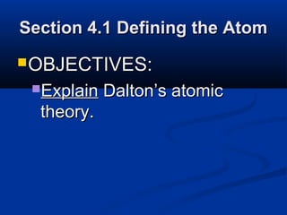 Chemistry - Chp 4 - Atomic Structure - PowerPoint | PPT