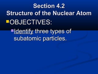 Chemistry - Chp 4 - Atomic Structure - PowerPoint | PPT