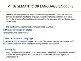 Chapter 4 barriers to communication | PDF