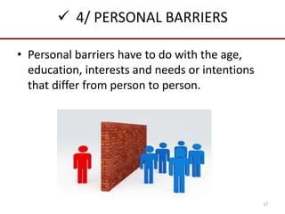 Chapter 4 barriers to communication | PDF