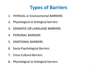 Chapter 4 barriers to communication | PDF