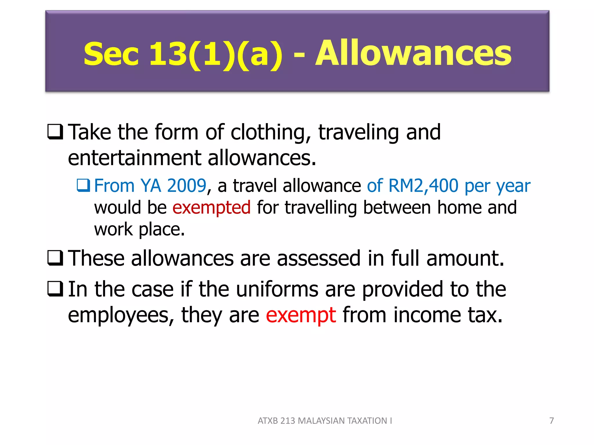 Chapter 4 (b)employment income | PPTX