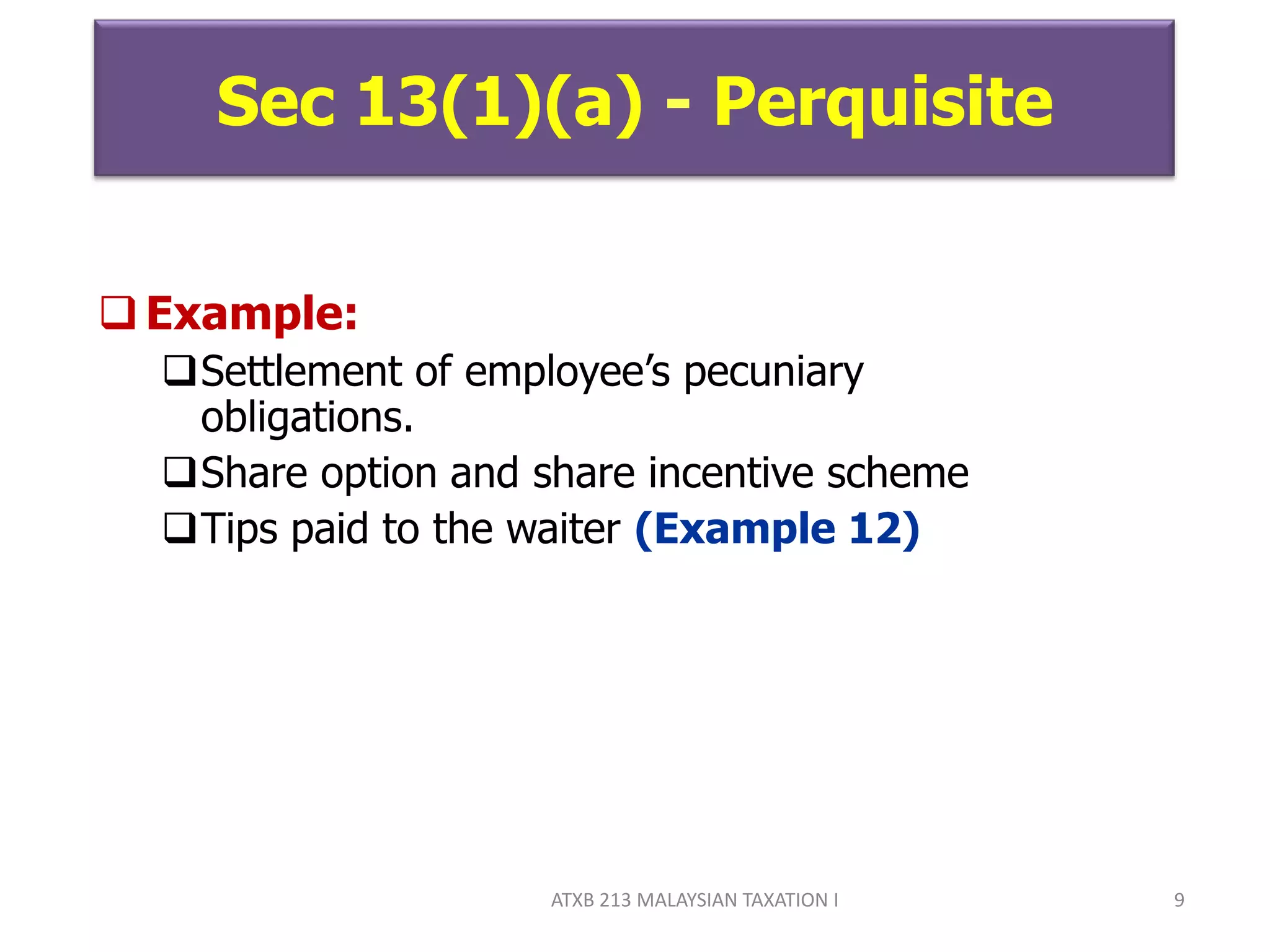 Chapter 4 (b)employment income | PPTX