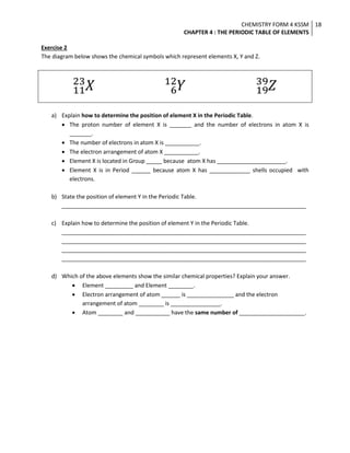CHEMISTRY FORM 4 KSSM CHAPTER 4 | PDF