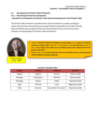 CHEMISTRY FORM 4 KSSM CHAPTER 4 | PDF