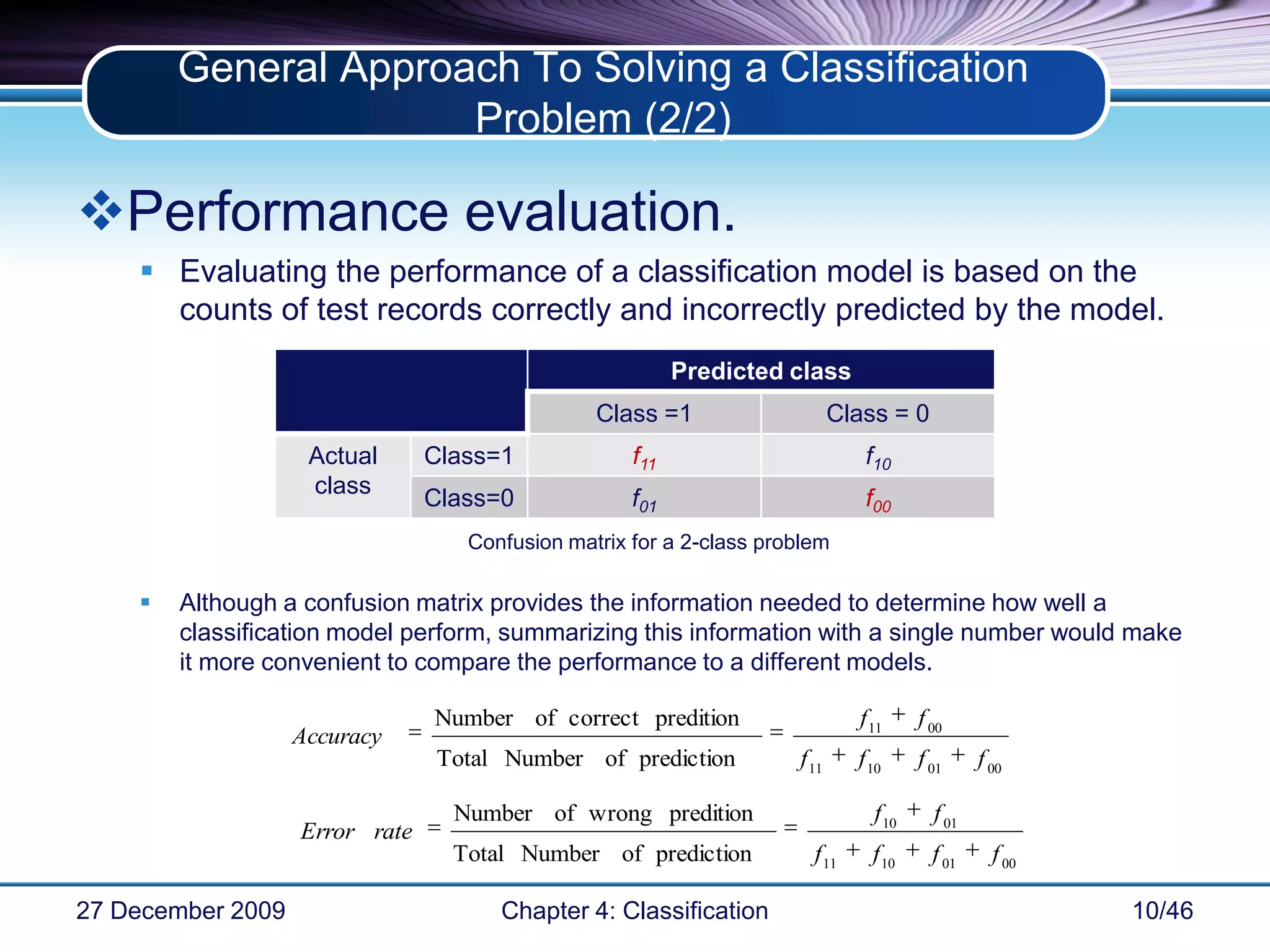 Chapter 4 Classification | PPTX