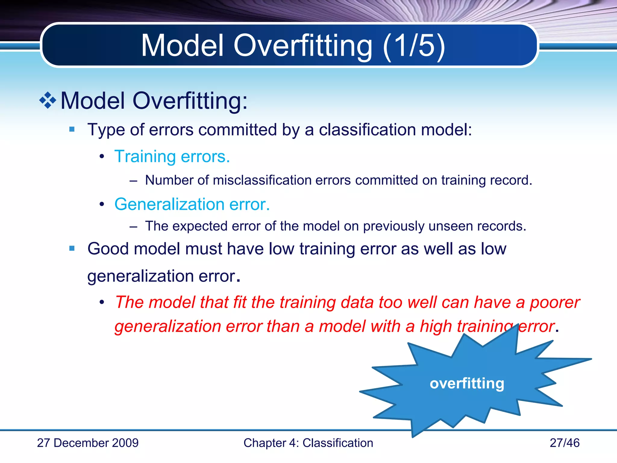 Chapter 4 Classification | PPTX