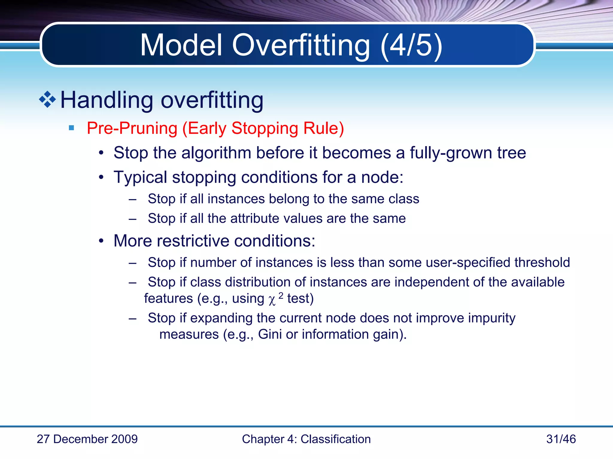 Chapter 4 Classification | PPTX