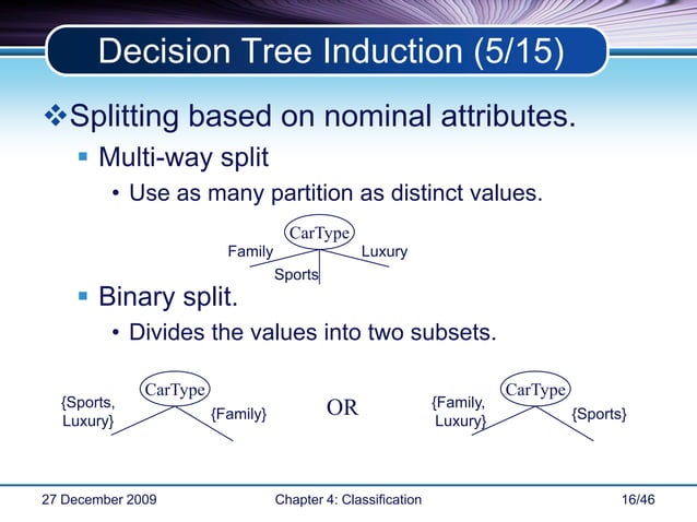 Chapter 4 Classification | PPTX