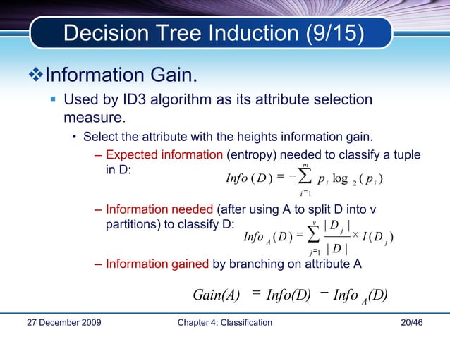 Chapter 4 Classification | PPTX