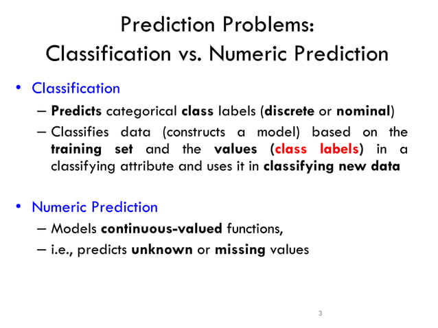 Chapter 4 Classification in data sience .pdf | Computing | Technology & Computing
