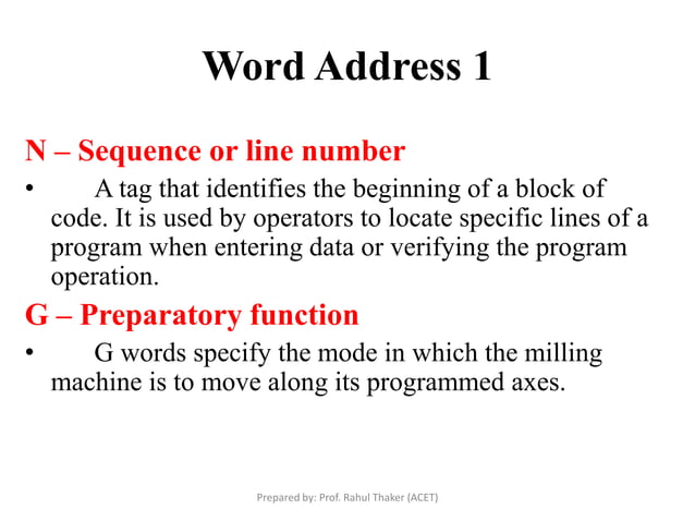 Chapter 4 cnc part programming | PDF | Programming Languages | Computing