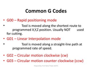 Chapter 4 cnc part programming | PDF