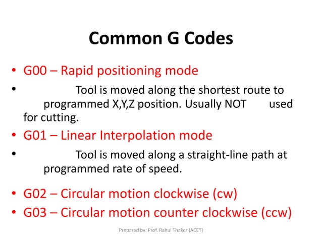 Chapter 4 Cnc Part Programming Pdf Programming Languages Computing