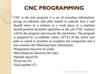 Chapter 4 cnc part programming | PDF | Programming Languages | Computing