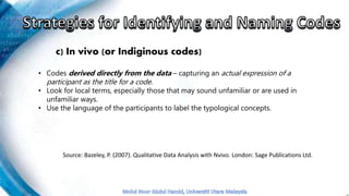 Chapter 4 common features of qualitative data analysis | PPSX