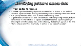 Chapter 4 common features of qualitative data analysis | PPSX