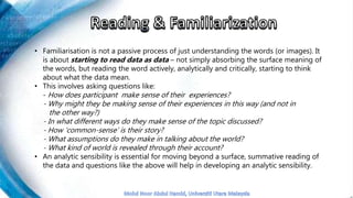 Chapter 4 common features of qualitative data analysis | PPSX