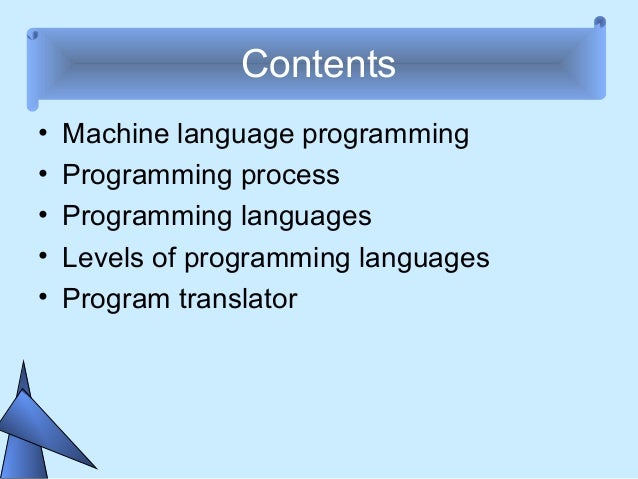Chapter 4 computer language