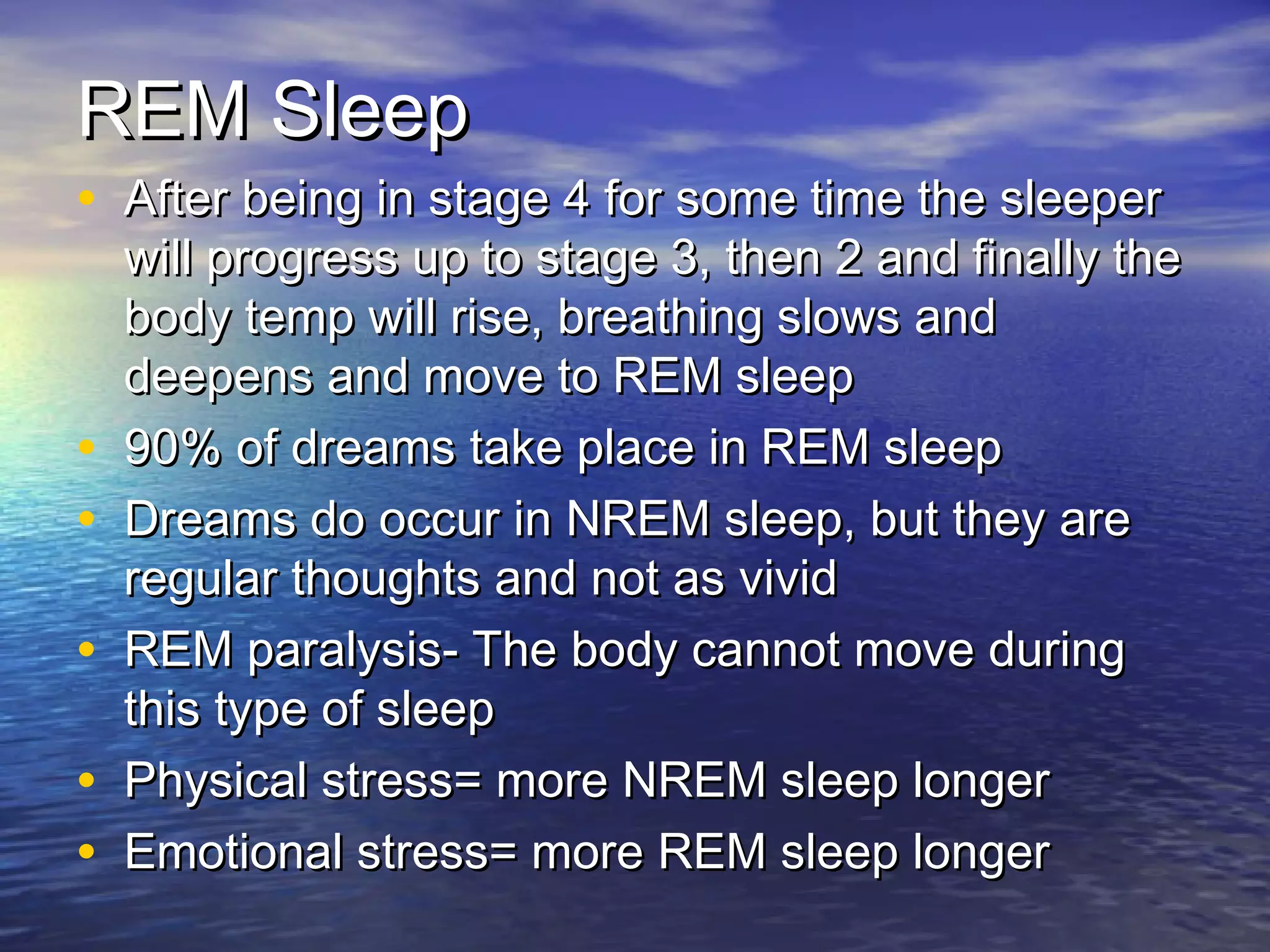 Chapter 4 consciousness, sleep, dreams, hynosis & drugs notes | PPT
