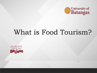 Chapter 4 Culinary and food tourism locally.pptx