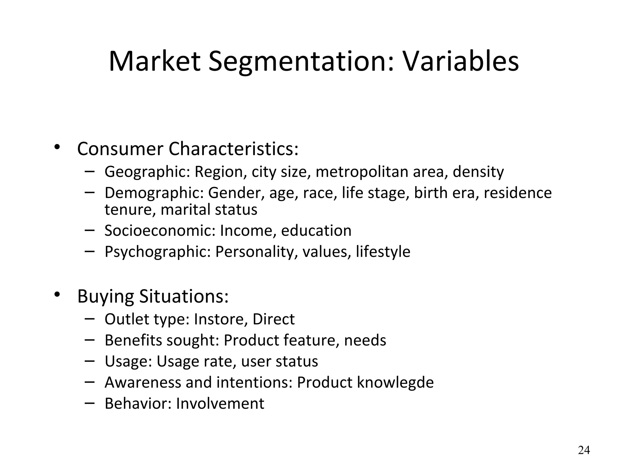 CSCM Chapter 4 customer and market segmentation cscm | PPT