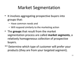 CSCM Chapter 4 customer and market segmentation cscm | PPT