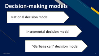 Chapter 4 decision making | PPT