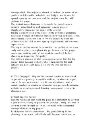 CHAPTER 4Defining Scope, Quality, Responsibility, and Activity | DOCX