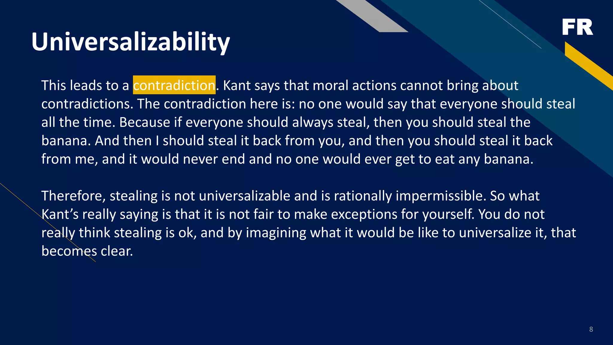 CHAPTER 4 DEONTOLOGY (Duty and Agency AND Autonomy and Universalizalibility).pptx