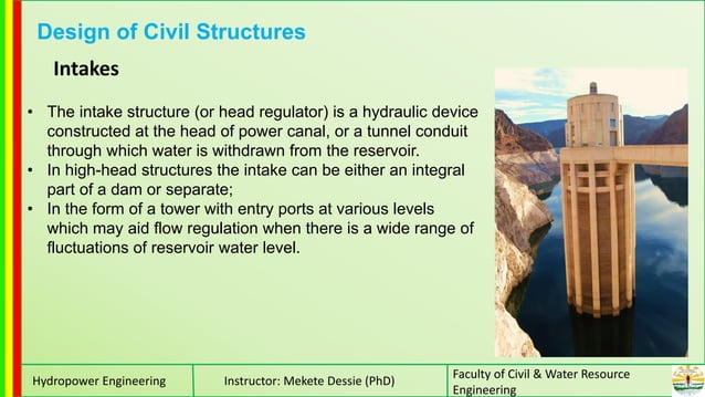 Chapter 4 design of hydropower plants.pdf | Civil Engineering Industry ...
