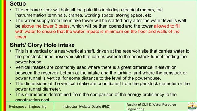 Chapter 4 design of hydropower plants.pdf | Civil Engineering Industry ...