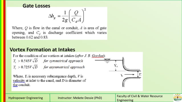 Chapter 4 design of hydropower plants.pdf | Civil Engineering Industry ...