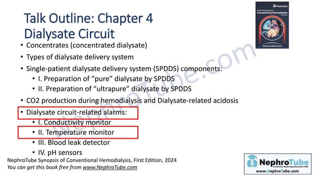 Hemodialysis: Chapter 4, Dialysate Circuit - Dr.Gawad | PDF