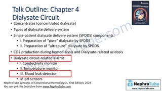 Hemodialysis: Chapter 4, Dialysate Circuit - Dr.Gawad | PDF