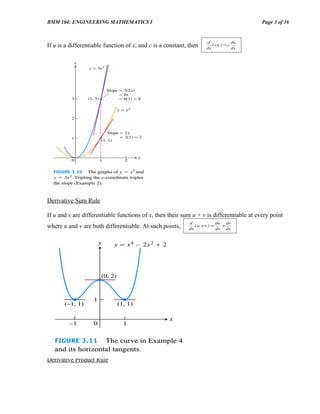 Chapter 4(differentiation) | PDF