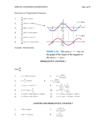 Chapter 4(differentiation) | PDF