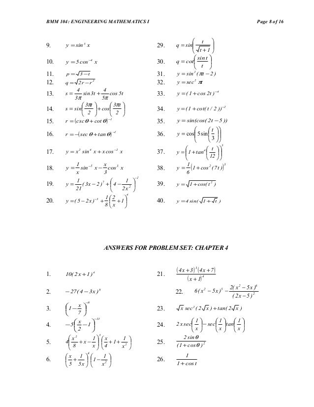 Chapter 4(differentiation)