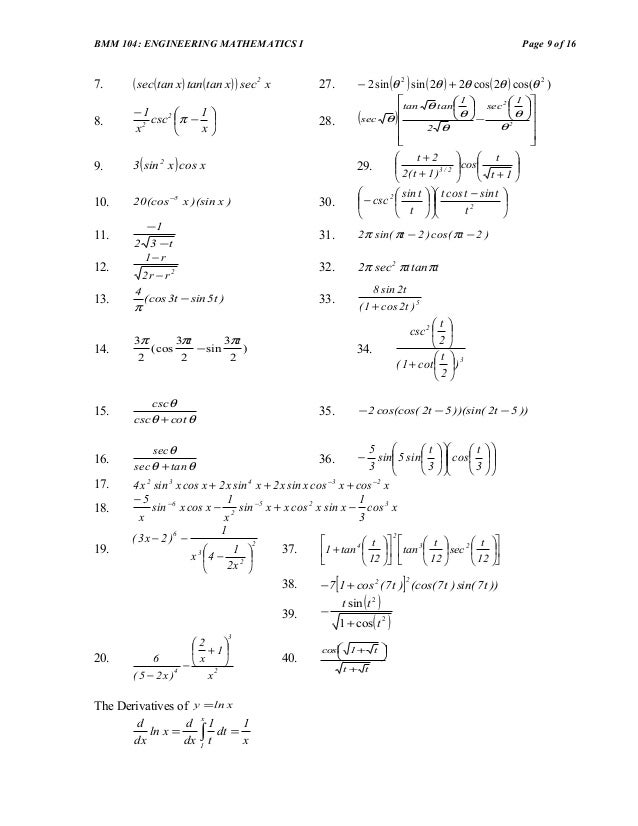 Chapter 4(differentiation)