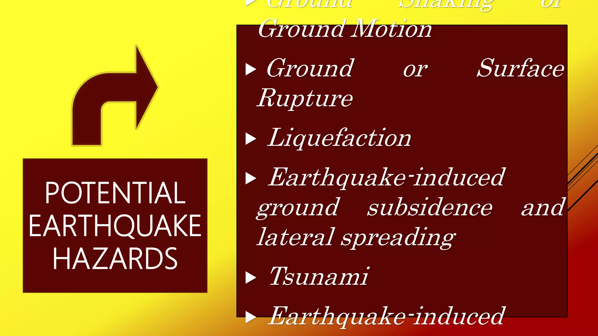 Chapter 4 (earthquake hazards) | PPTX