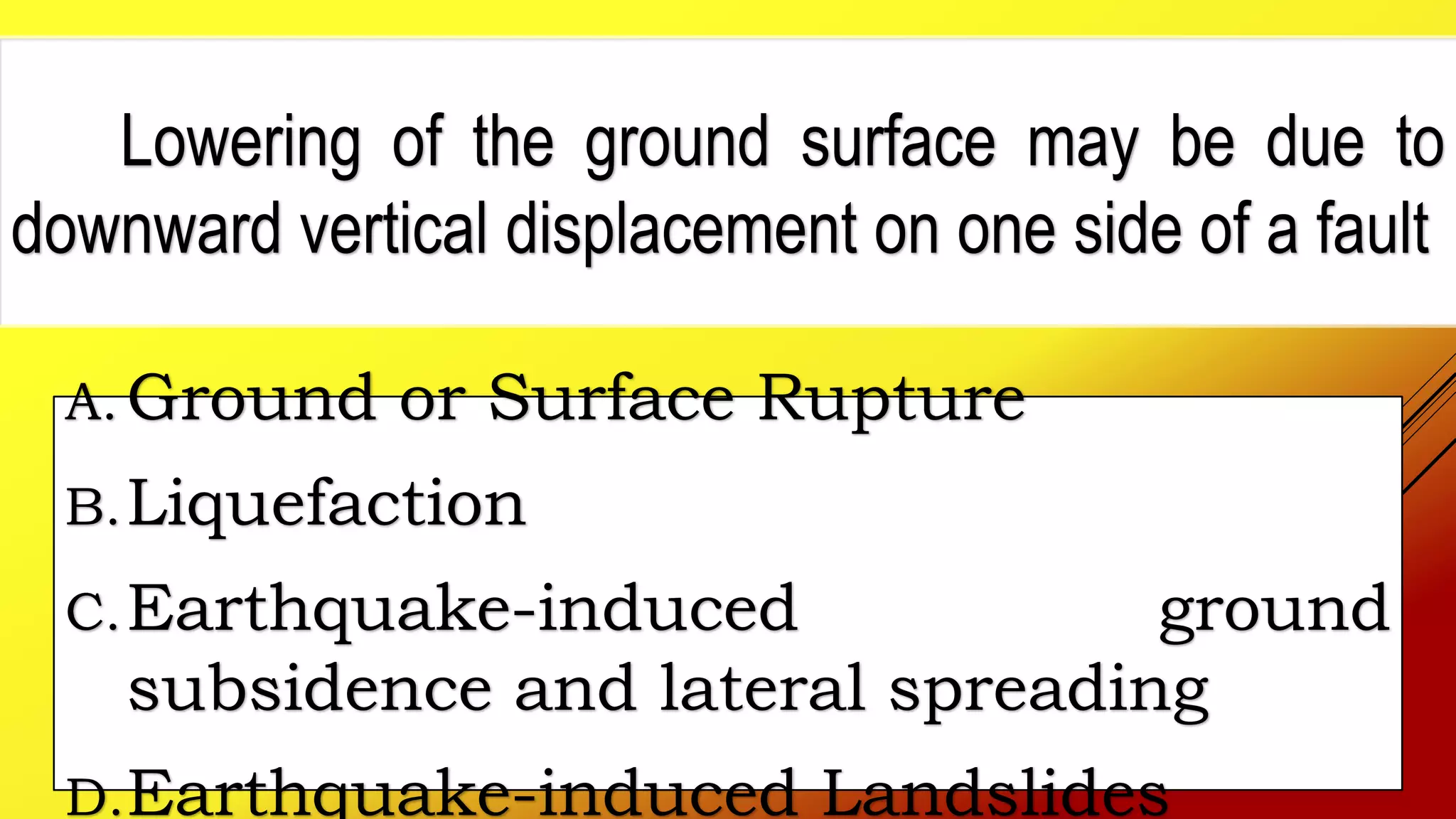 Chapter 4 (earthquake hazards) | PPTX