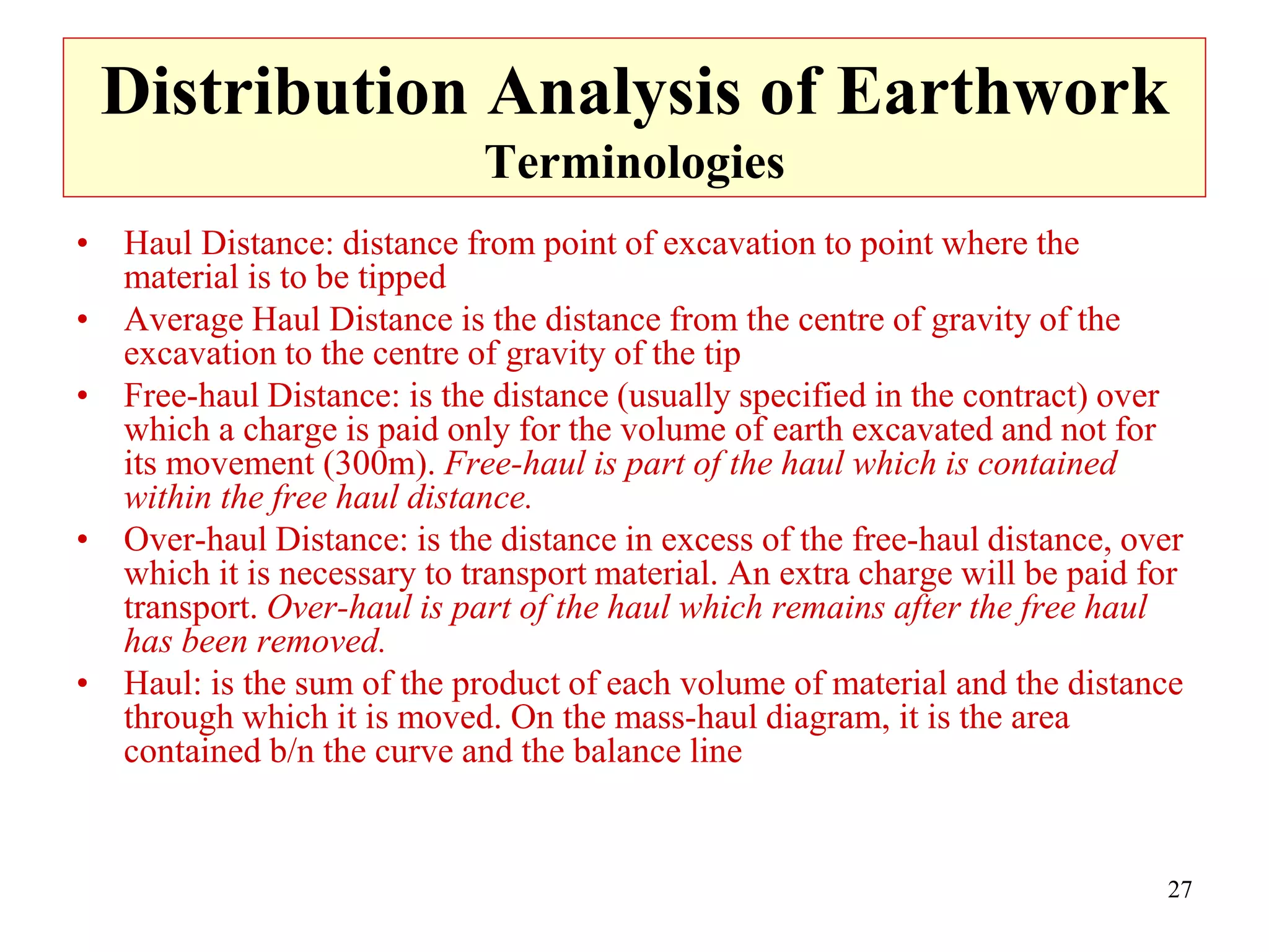 Chapter 4 earth work and quantities new | PPT